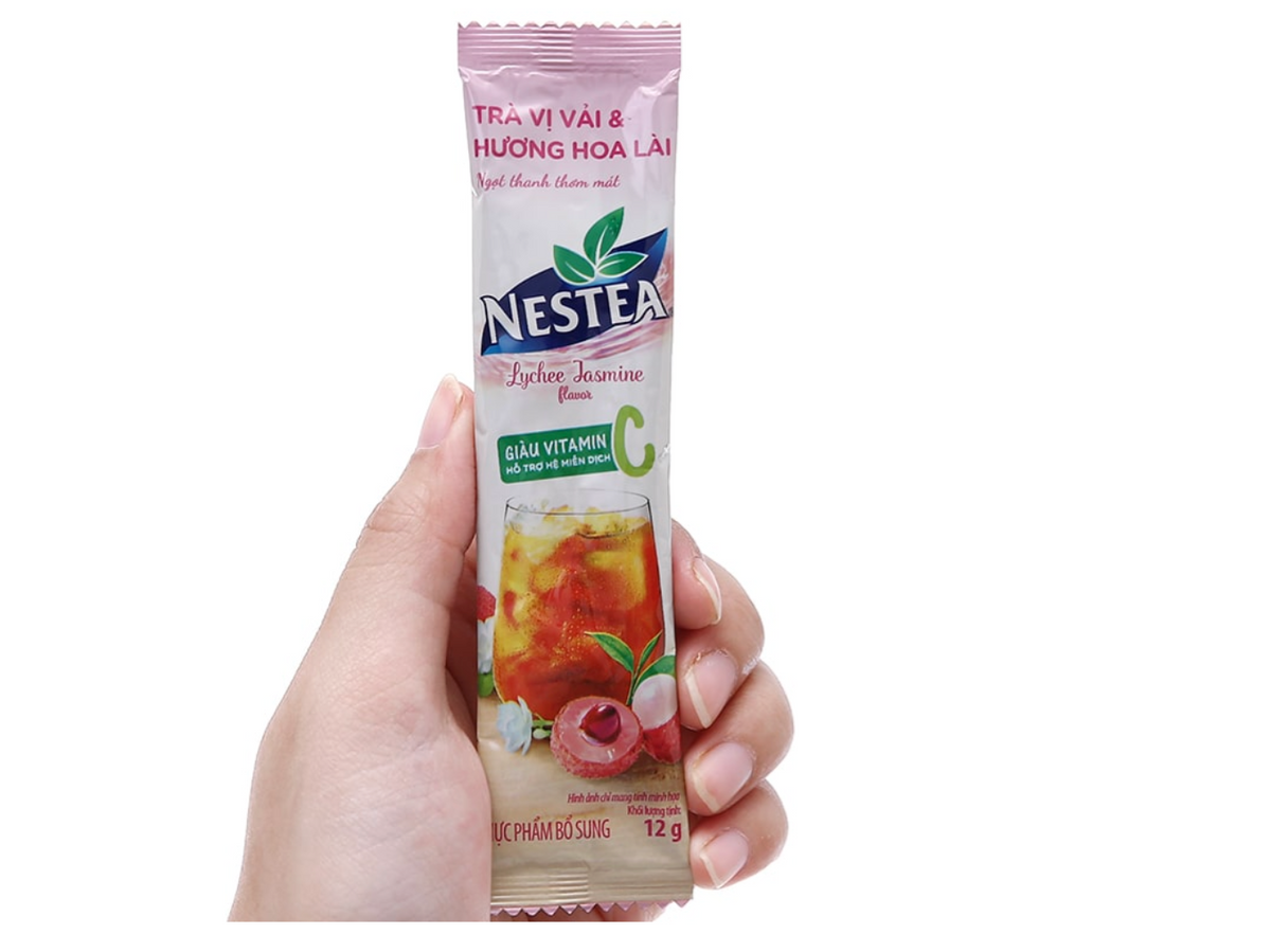Vietnam Lychee Tea Nestle / Trà Nestea vị vải và hương hoa lài hộp 144 ...