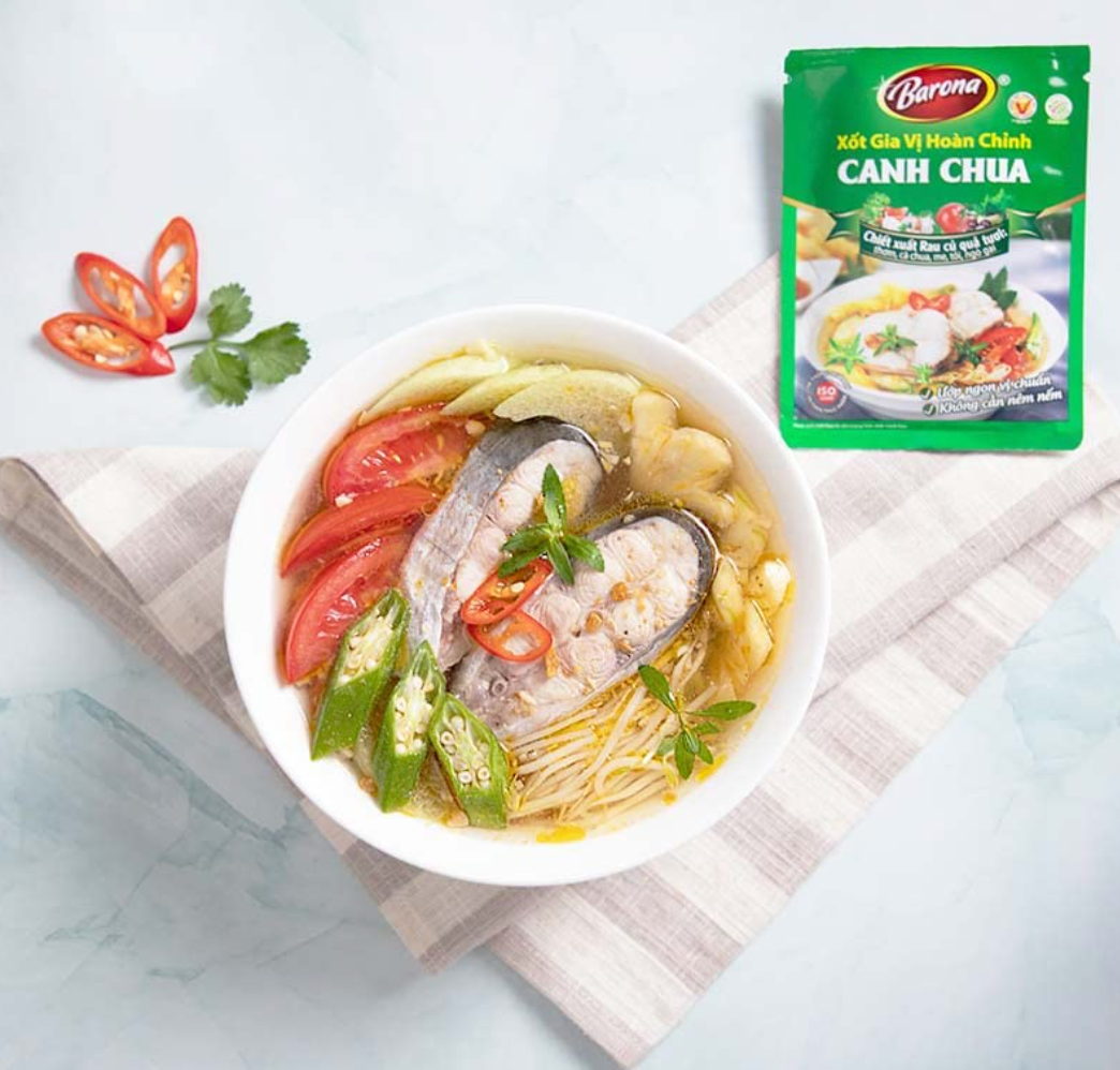 BARONA Vietnamese sour soup base / SOT GIA VI HOAN CHINH CANH CHUA 80G ...